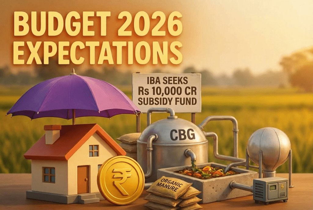 Budget 2026: Biogas body IBA seeks Rs 10,000 cr subsidy fund; pitches ...